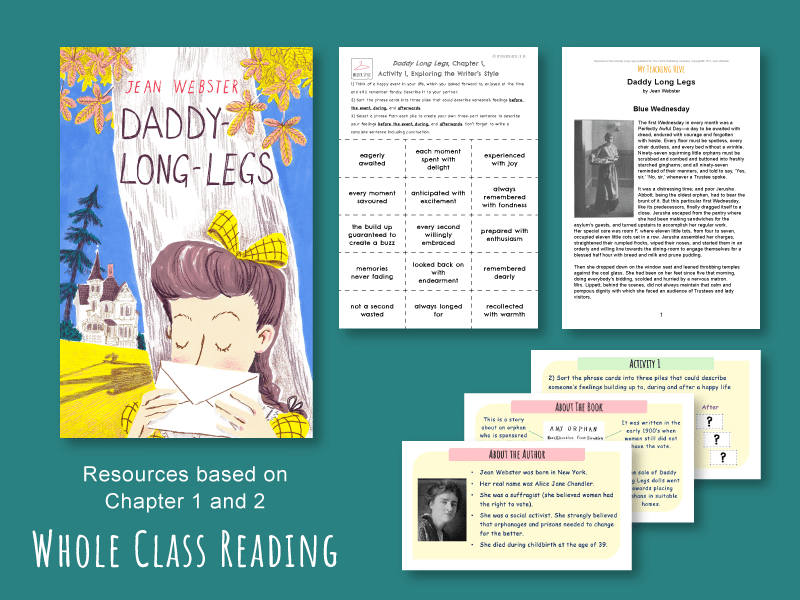 Greater Depth Reading Daddy Long Legs - my teaching hive