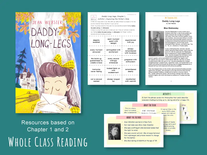 Greater Depth Reading Daddy Long Legs - my teaching hive