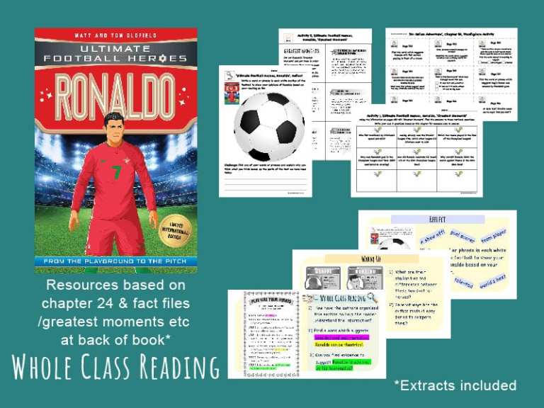 Ronaldo football reading comprehension - my teaching hive