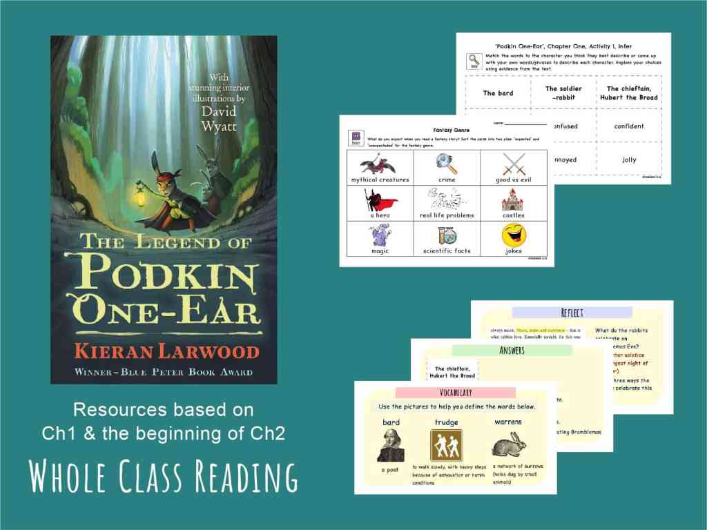 Podkin One Ear - Blue Peter book award - my teaching hive