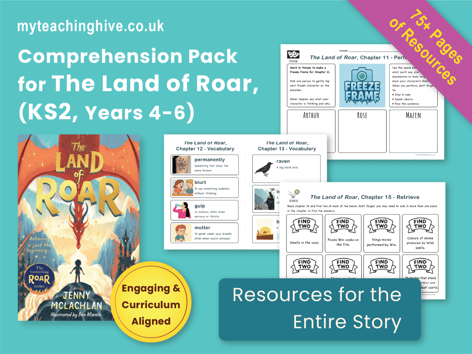 The Land of Roar Teaching Resources - my teaching hive